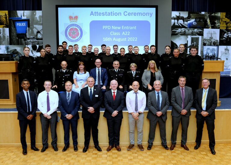 First recruits join on the newest route into policing – Lancashire ...